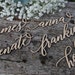 Laser Cut Wood Names Custom Laser Cut Name Signs Wedding Place - Etsy