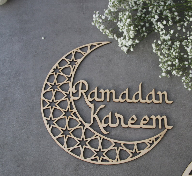 Freestanding Ramadan Mubarak Sign Ramadan Kareem Sign Blessed Ramadan ...