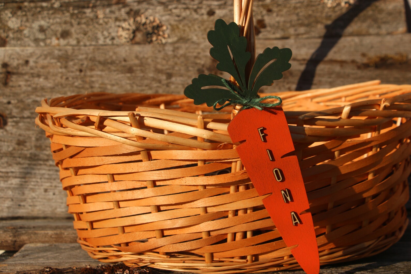Carrot Tags Easter Basket Tag Carrot Personalized Easter Name Tags ...