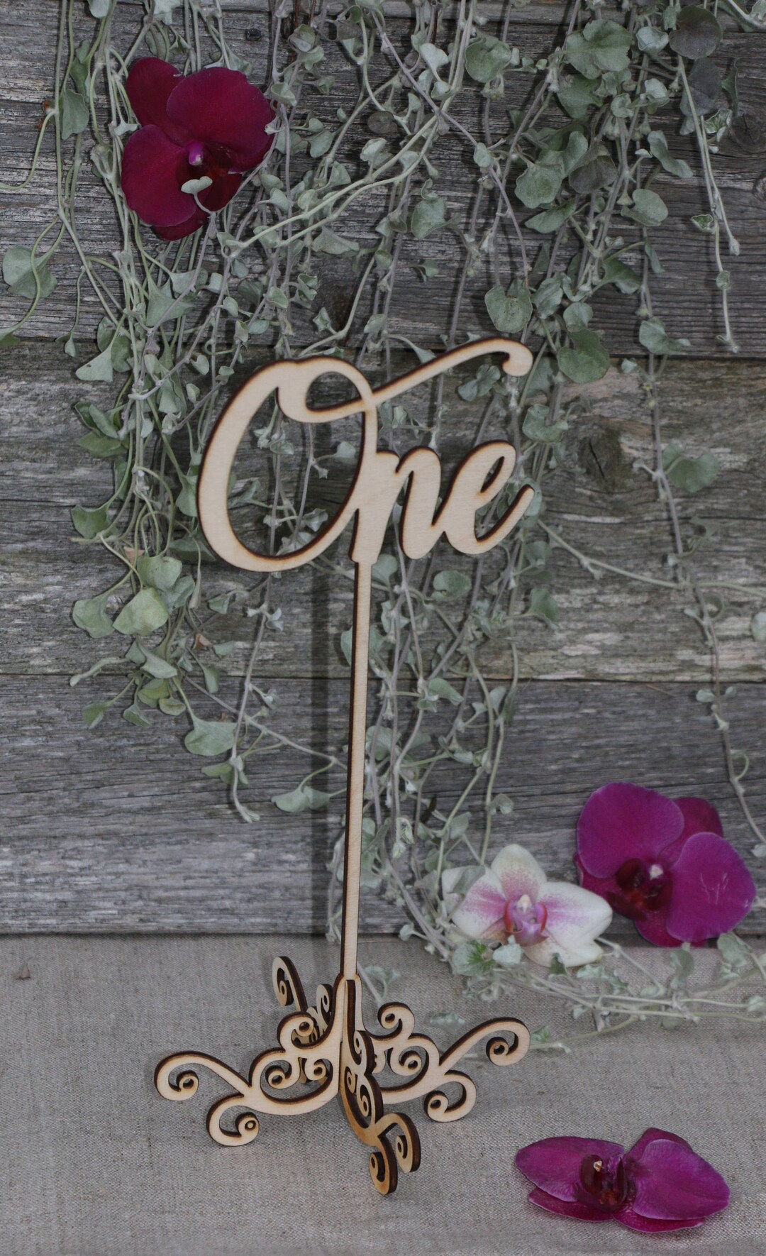 Set of Free Standing Wedding Table Numbers 1-30/wooden Table Numbers ...