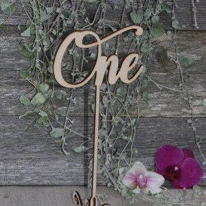 Set of Free Standing Wedding Table Numbers 1-30/wooden Table Numbers ...