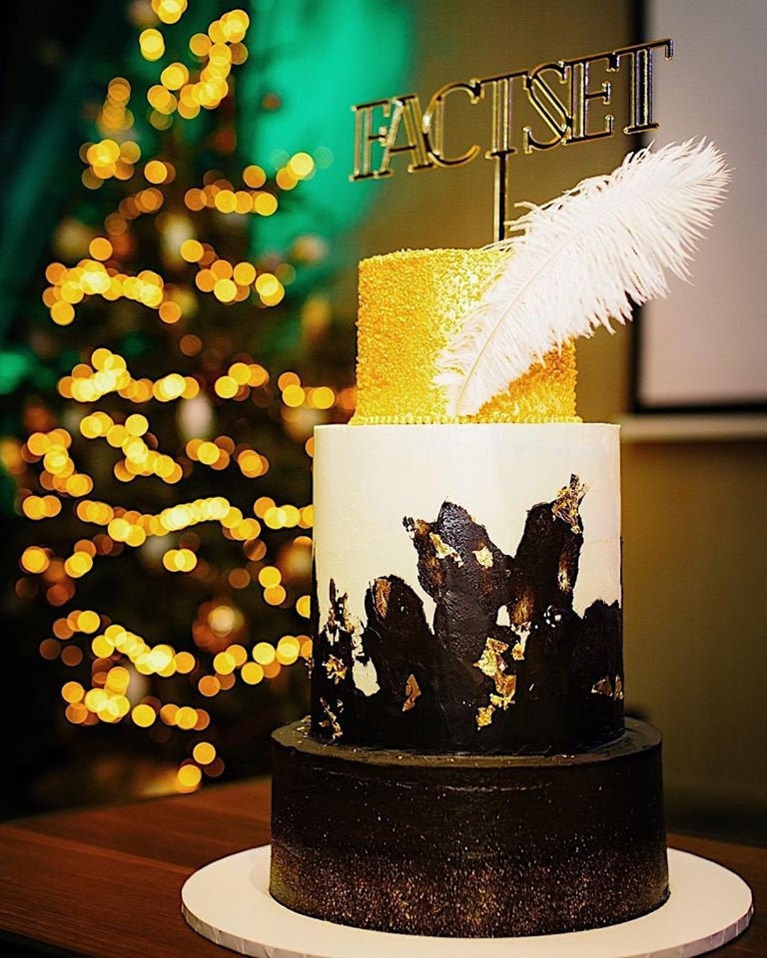 Art Deco Cake Topper/laser Cut Wood Wedding Cake Topper/personalized ...