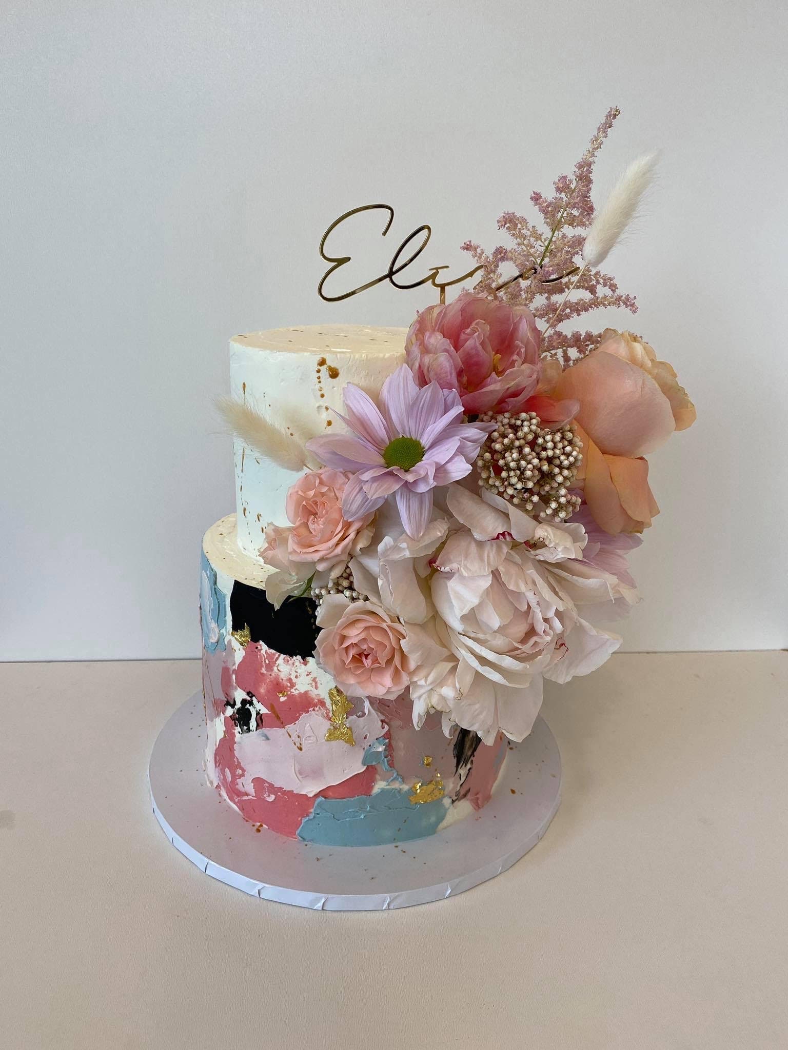 Happy Birthday Cake Topper, Personalized Cake Topper, Cake Topper, GOLD ...