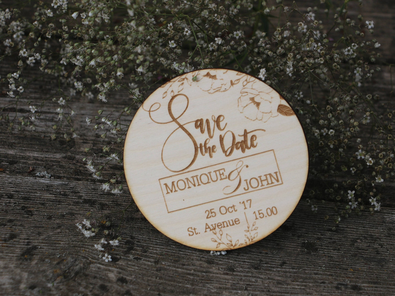 Wooden Save the Date Magnets/save the Date Magnets/save the Dates/wood ...