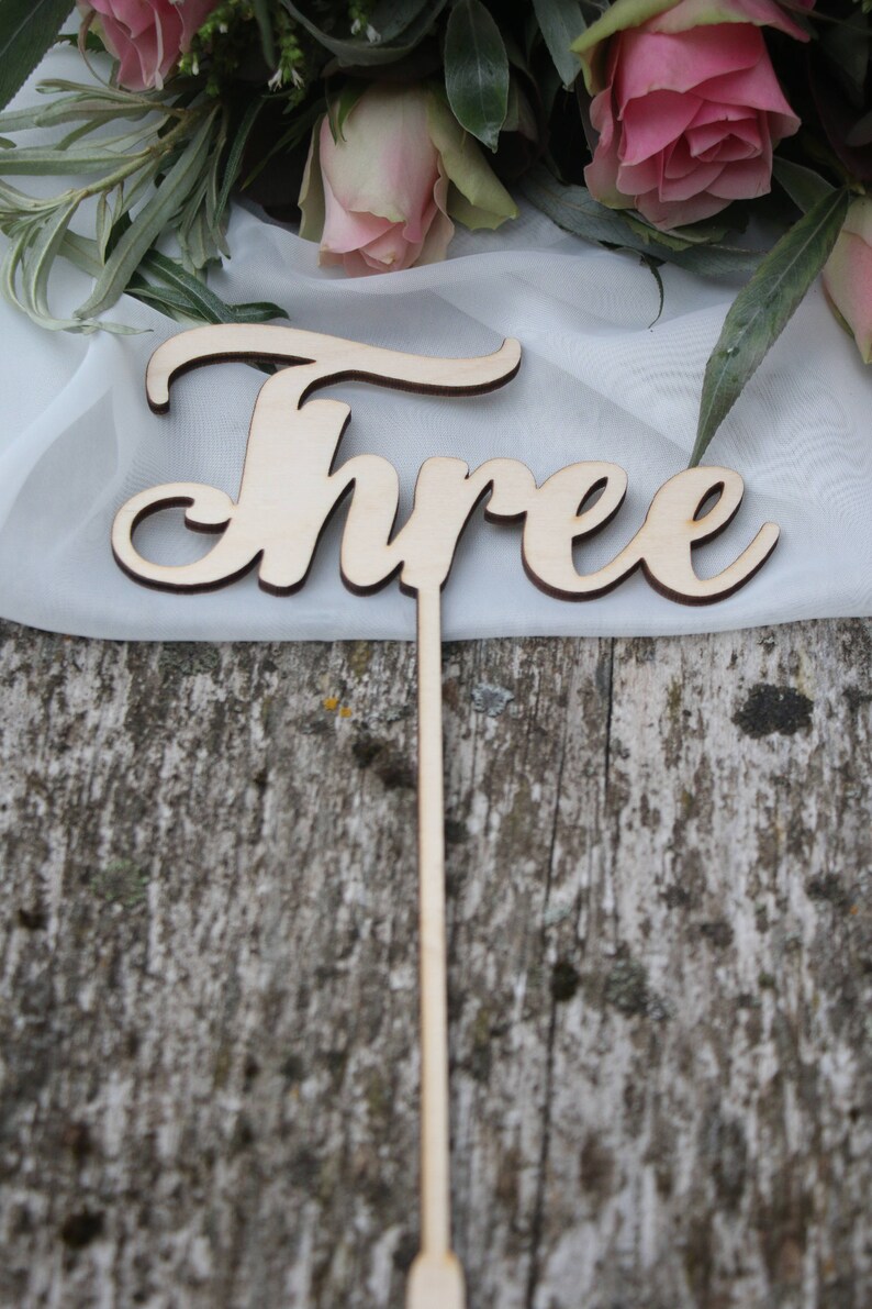 9 Laser Cut Wood Wedding Table Names /wooden Table State - Etsy