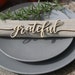 Thankful Place Card CUSTOM Thanksgiving Place Card Thanksgiving Table ...