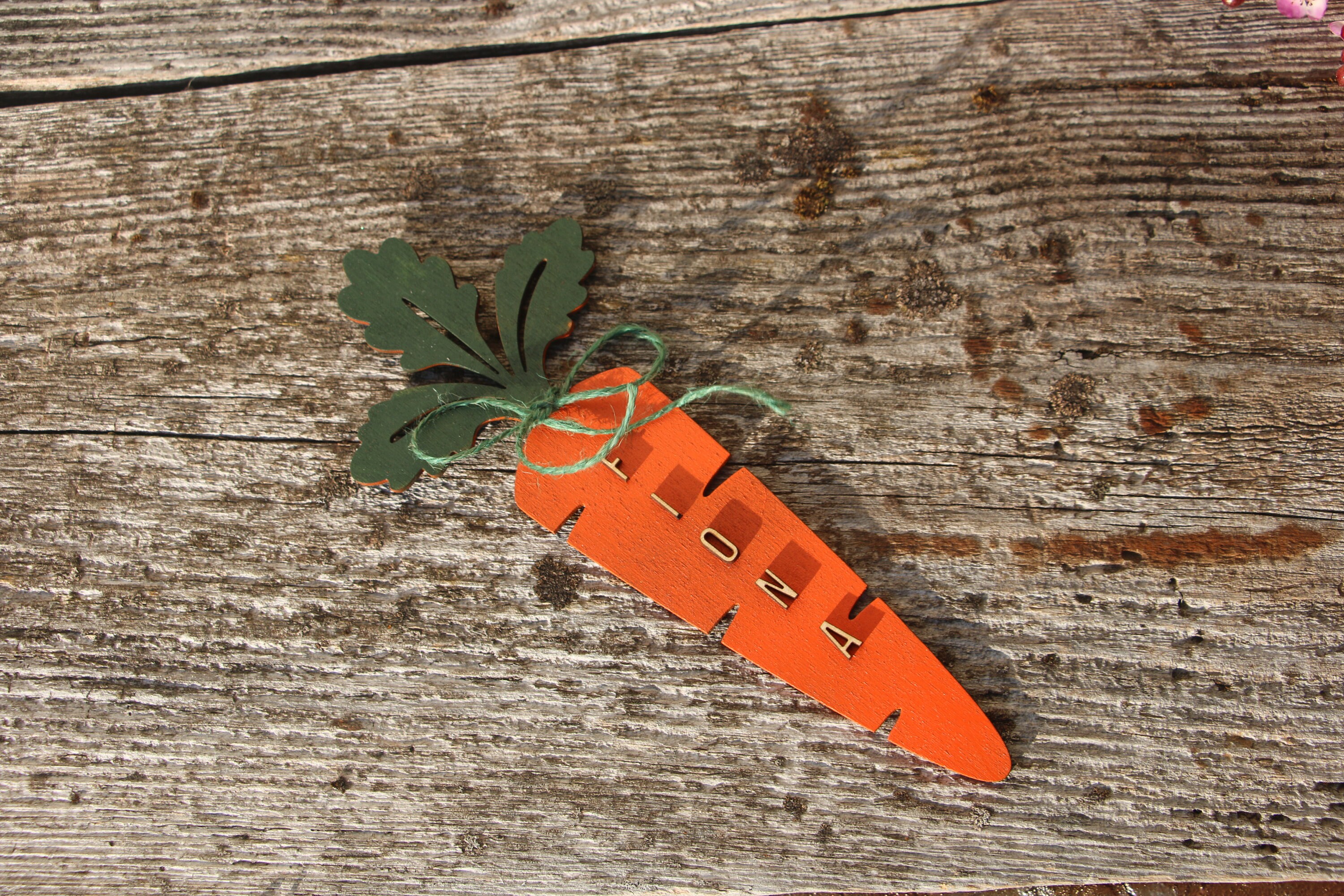 Carrot Tags Easter Basket Tag Carrot Personalized Easter Name Tags ...