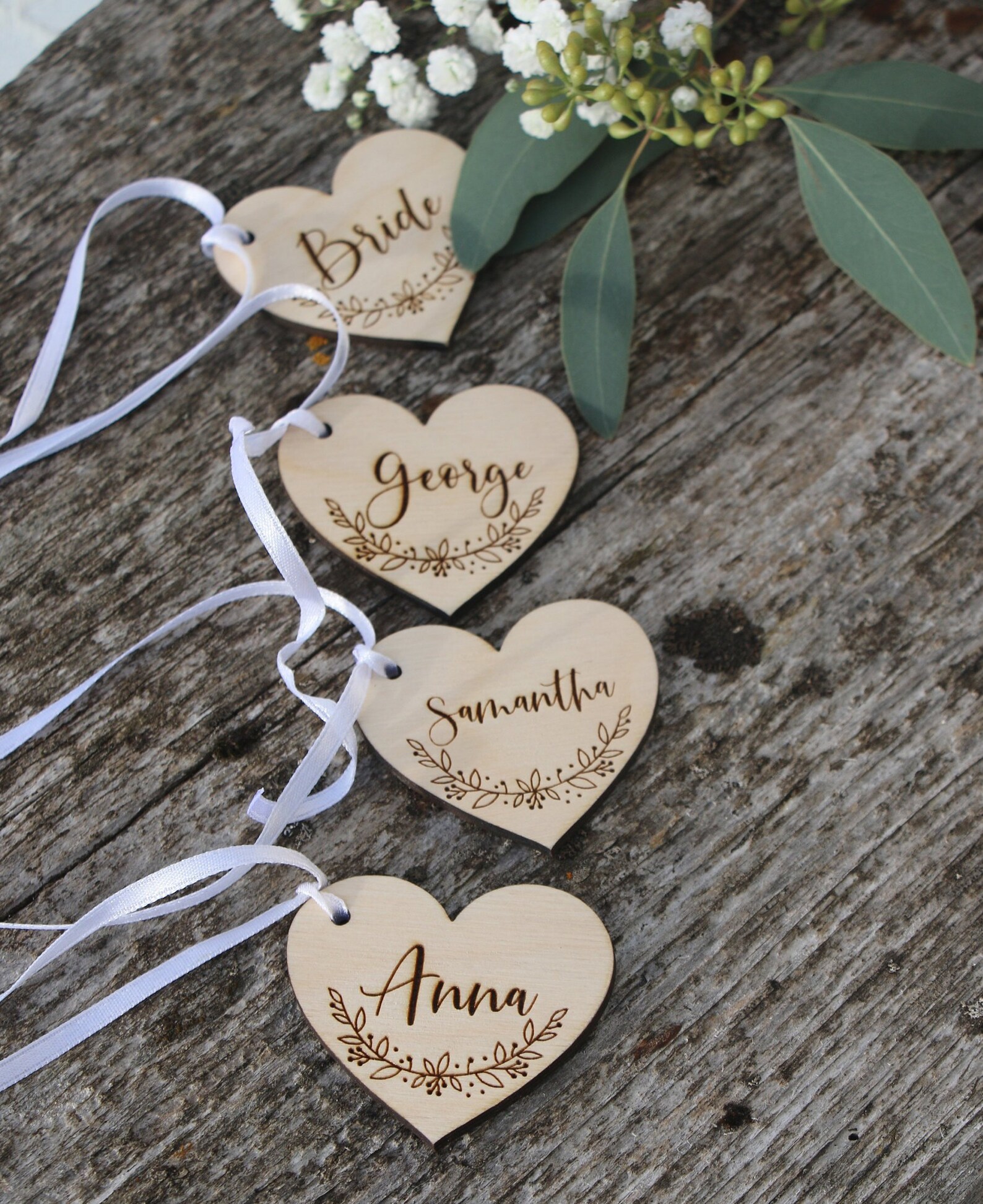 Custom Engraved Wood Heartpersonalized Wooden Heartswood - Etsy