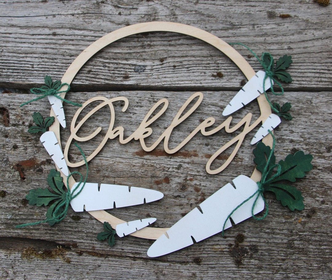 Hello Spring Script Word Cutout Wood Lettering Spring Wreath Supplies ...