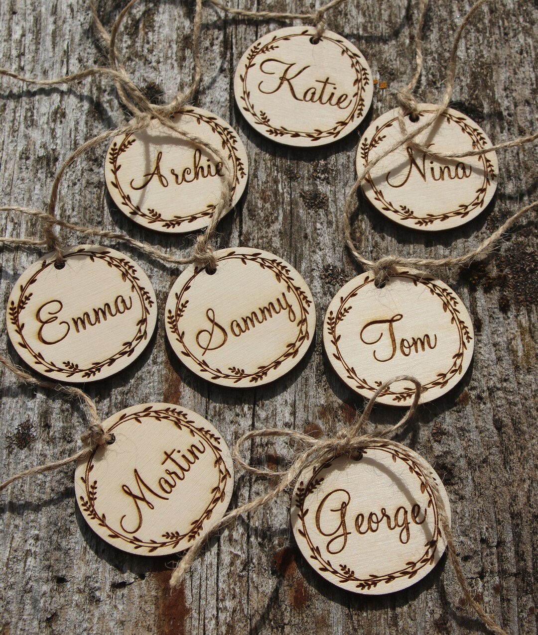 WOOD Place Tags,wedding Place Cards,rustic Wooden Name Tags,wedding ...