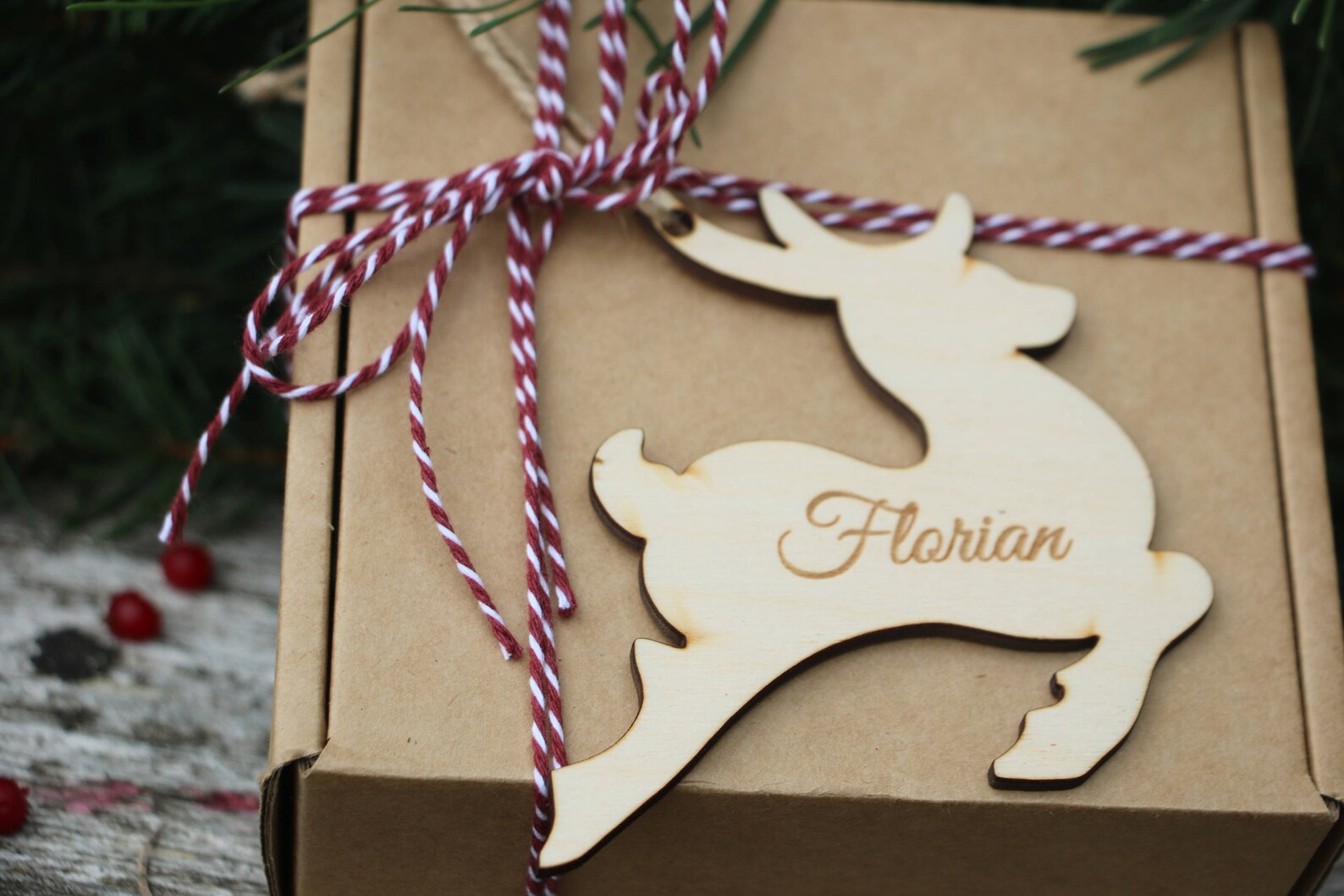 Custom Reindeer With Name/personalized Reindeer - Etsy