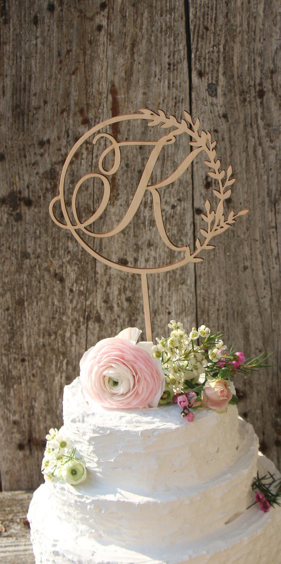 Initial Letters Cake Topper for Wedding,personalized Cake Topper ...