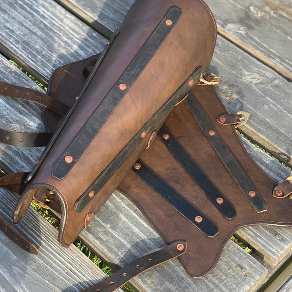 Medieval Leather Leg Armor - Etsy
