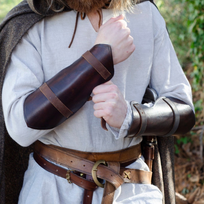 Leather Bracers - Etsy