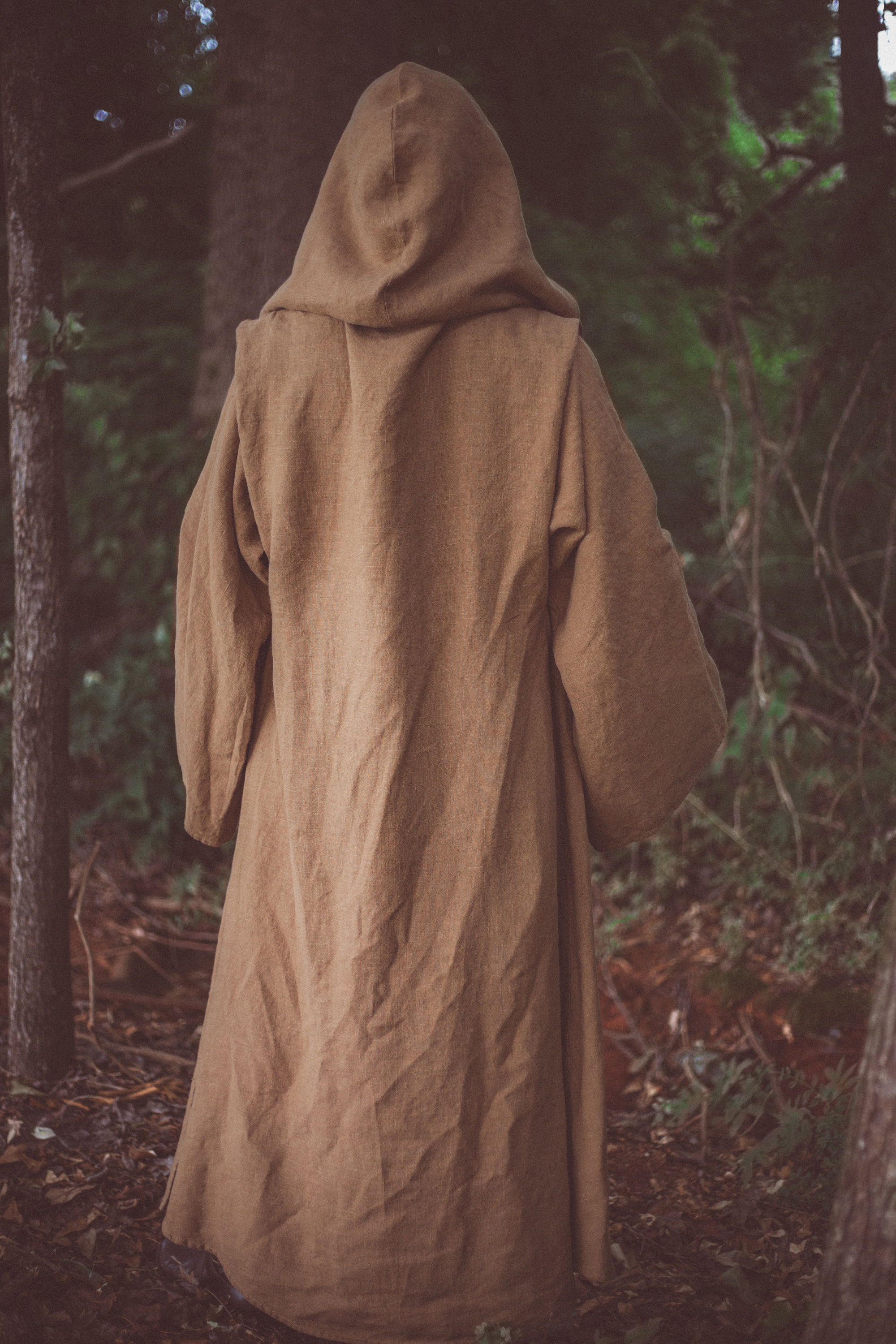 Wizard's Robe - Medieval Linen Robe - Etsy