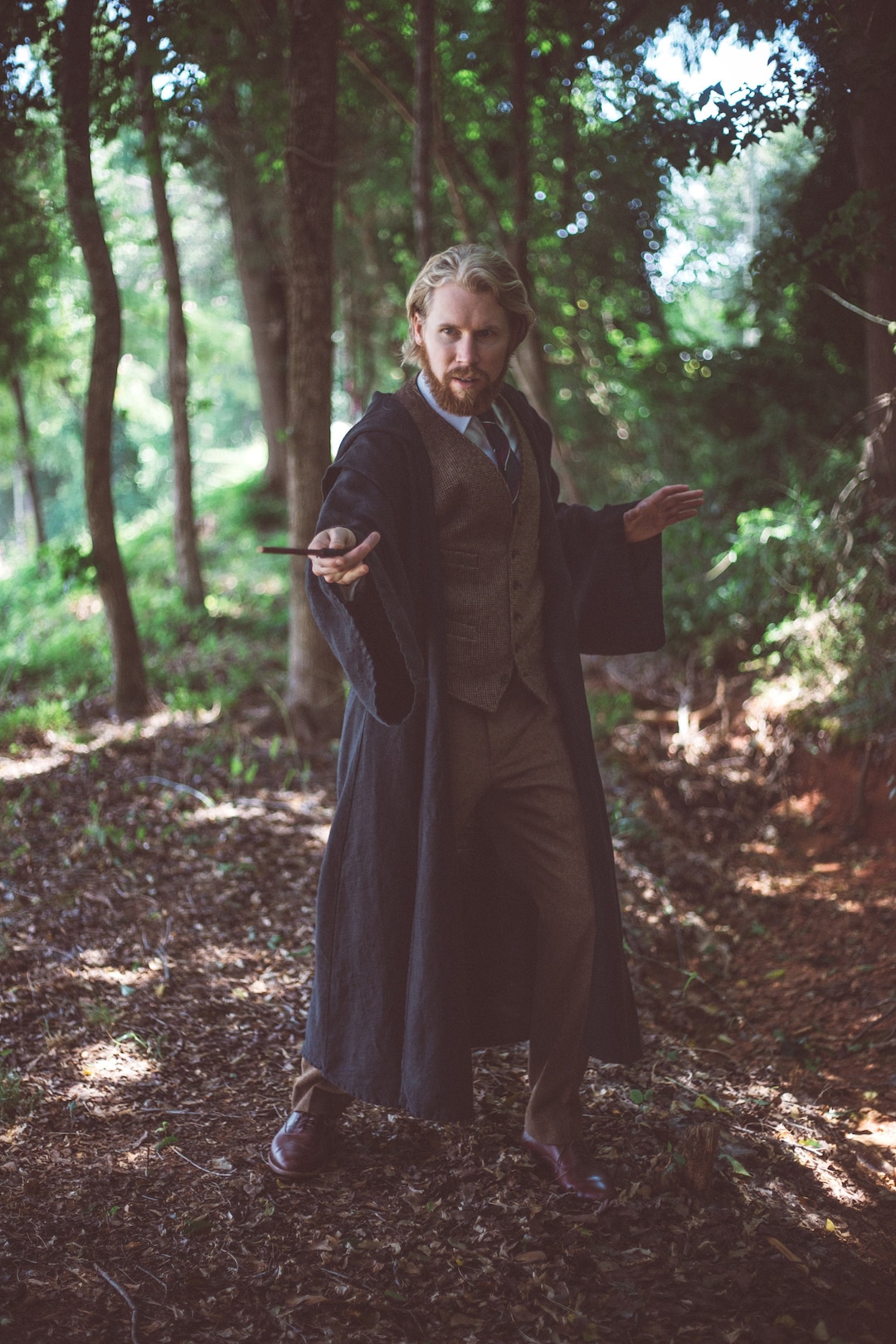 Wizard's Robe - Medieval Linen Robe - Etsy