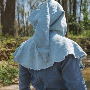 Medieval Peasant Hood - Linen - Etsy