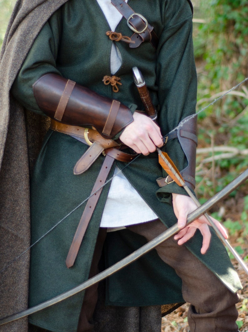 Leather Ranger Bracers - Pair - Etsy