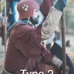 Medieval Linen Jupon - 12 Color Options! Surcoat for Knights, Men-at ...