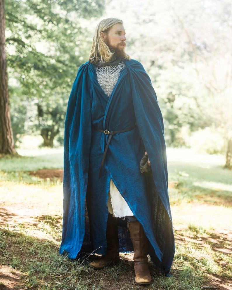 Elven Cloak - Fantasy Linen Cape - Etsy
