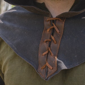 Hunter's Set - Medieval Ranger Hood With Sleeves - Etsy