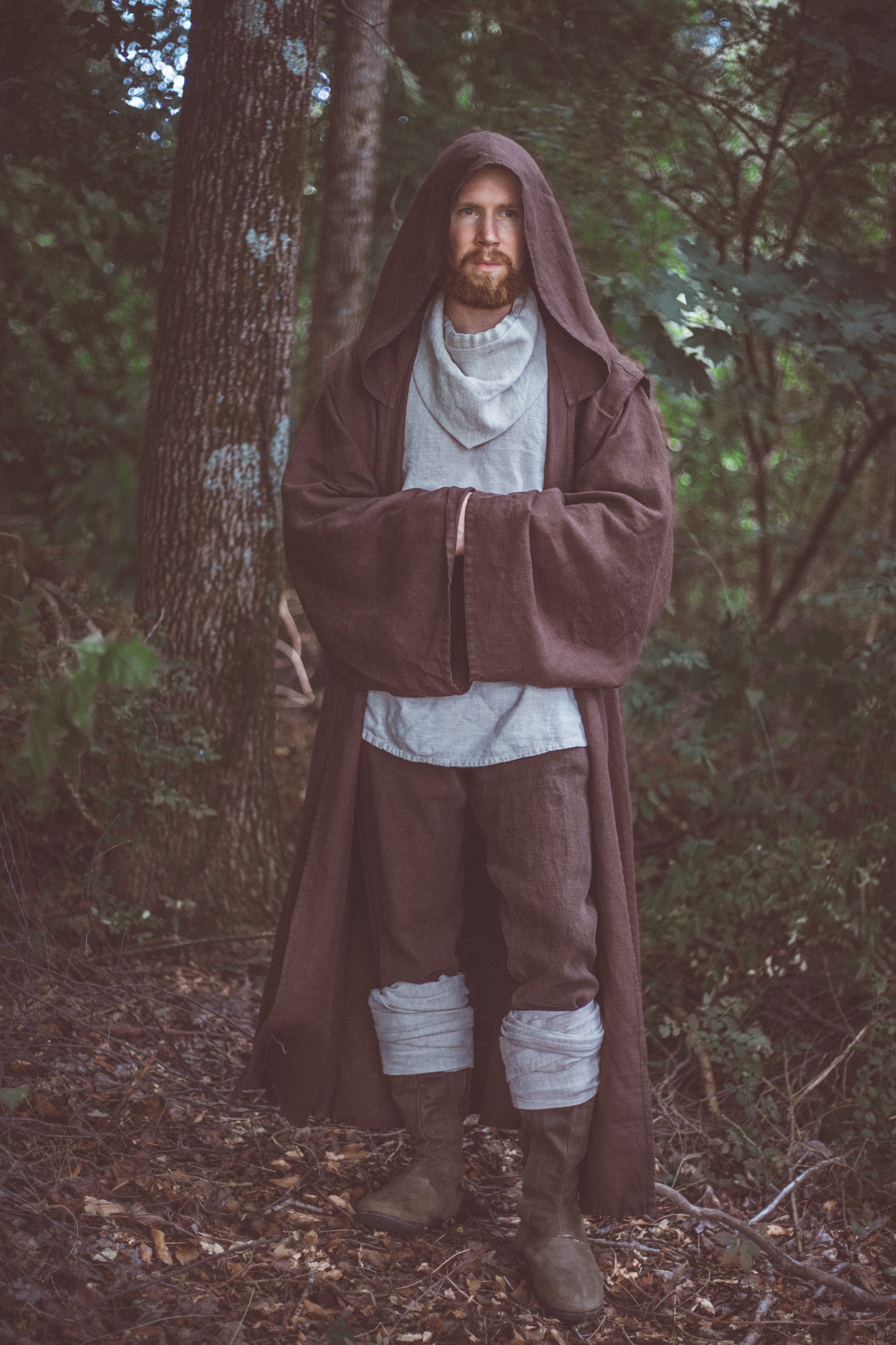 NEW Wizard's Robe Medieval Linen Robe - Etsy