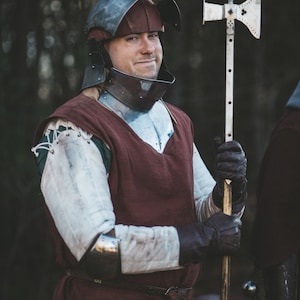 Medieval Linen Jupon - 12 Color Options! Surcoat for Knights, Men-at ...