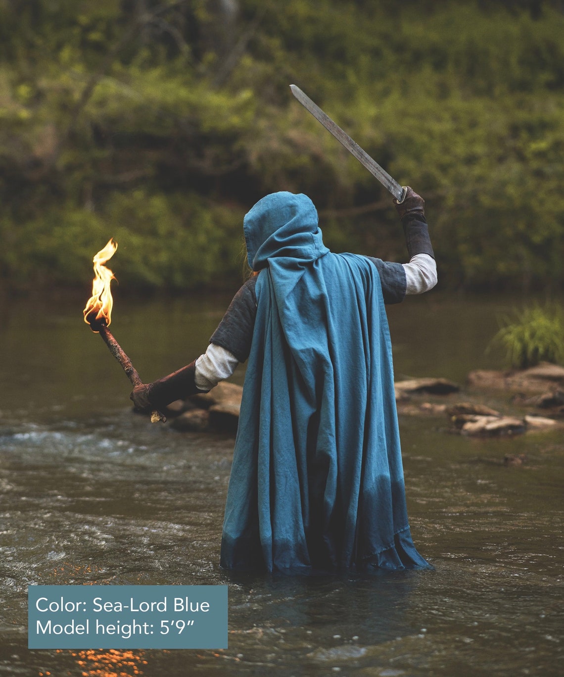 Medieval Adventurer's Cloak Linen 6 Color Choices - Etsy