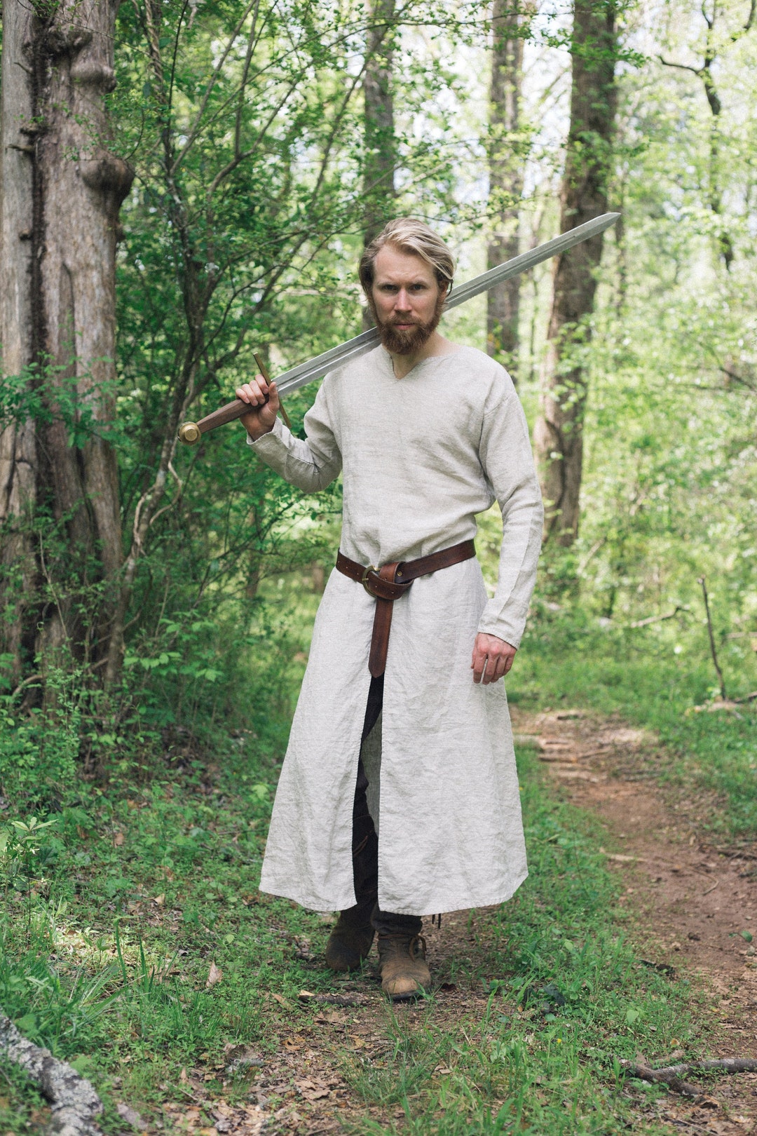Knight's Tunic - Medieval Linen Tunic - Etsy