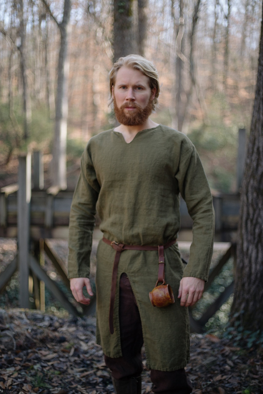 Medieval Linen Ranger Tunic - Etsy