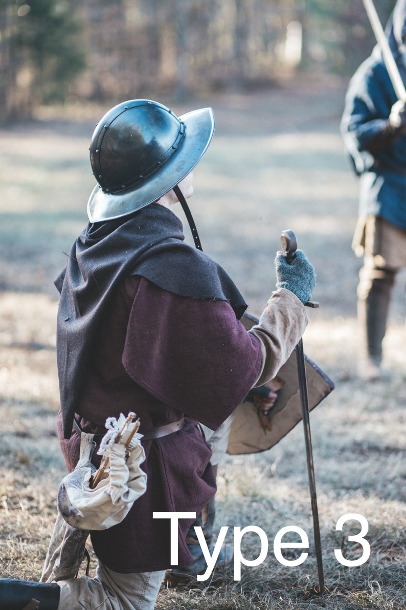 Medieval Linen Jupon - 12 Color Options! Surcoat for Knights, Men-at ...