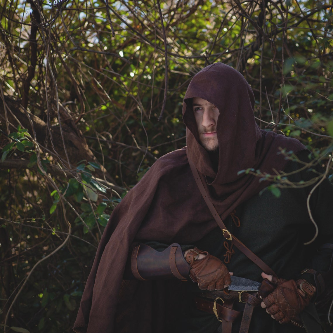Assassin's Cloak Medieval Linen Cape - Etsy UK
