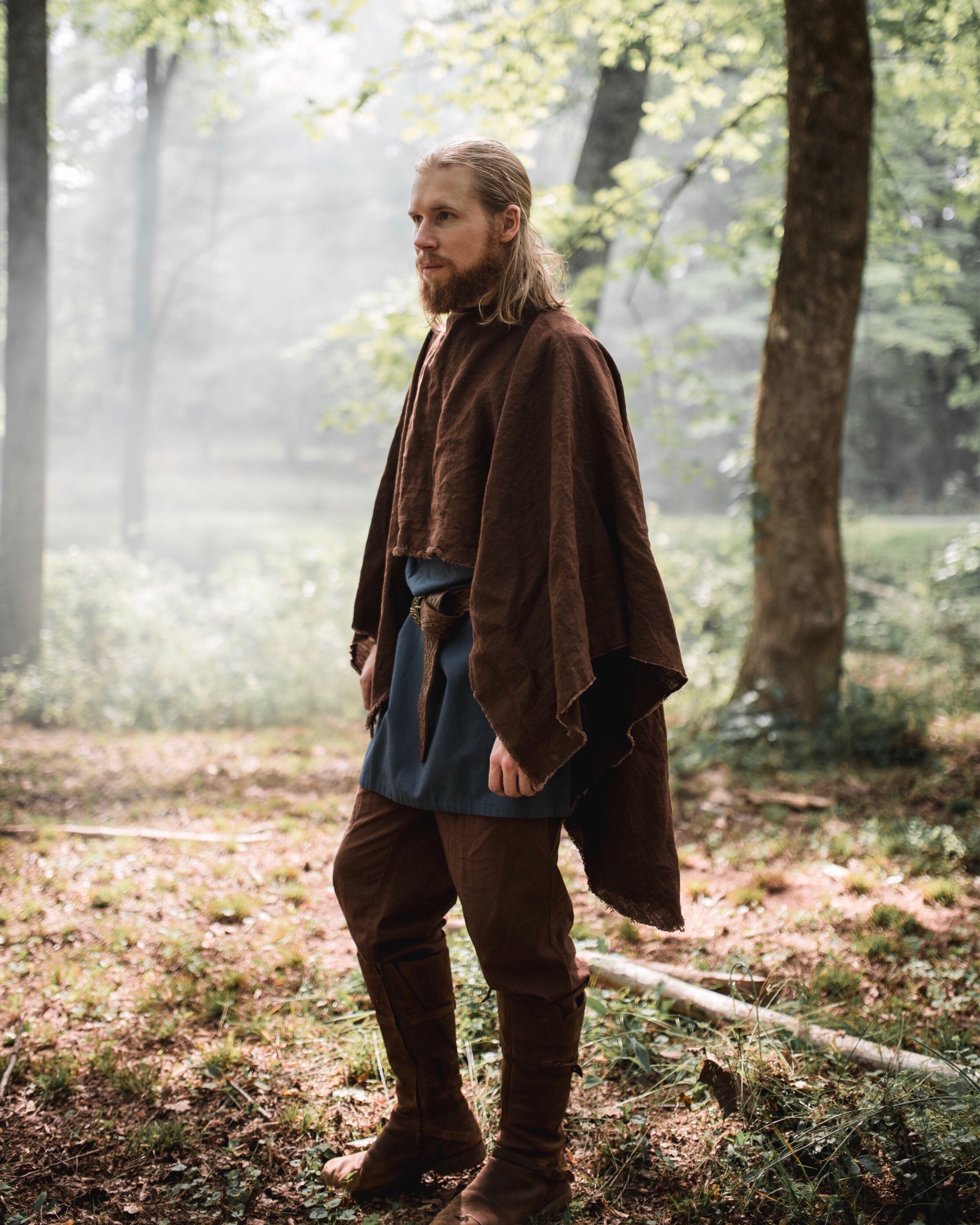 Medieval Wanderer's Cape Linen - Etsy Australia