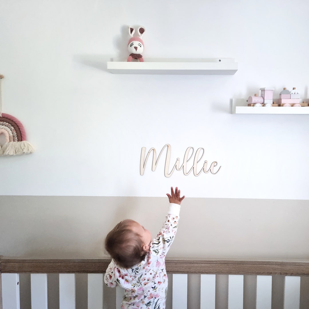 Custom Laser Engraved Wooden Name Wall Art Personalized - Etsy