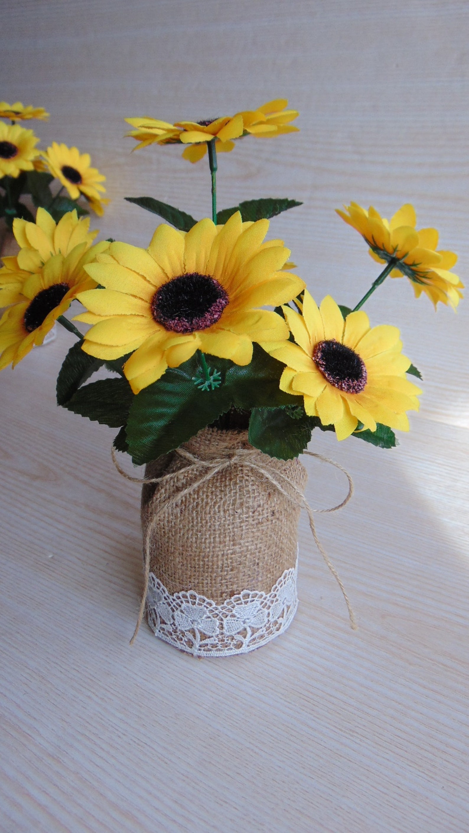 Sunflower Table Decor Wedding Centerpiece Wedding Table - Etsy
