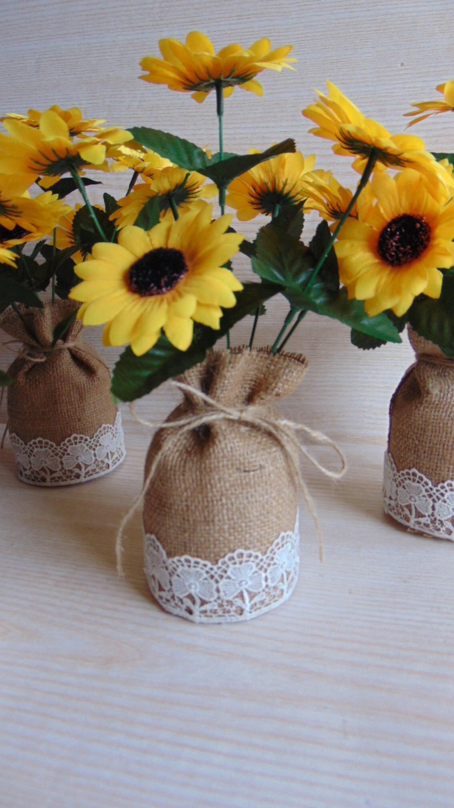 Sunflower Table Decor Wedding Centerpiece Wedding Table | Etsy