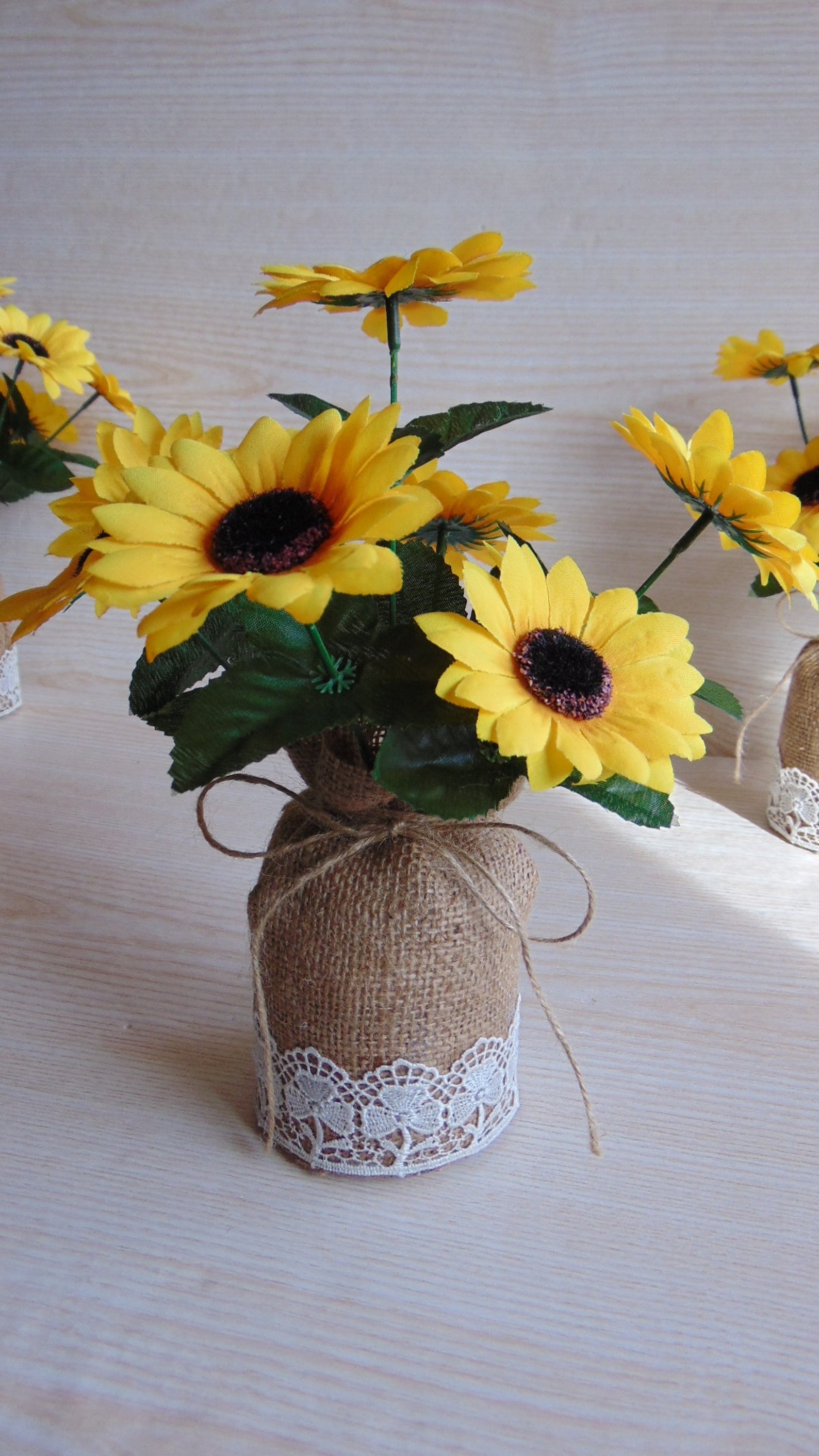 Sunflower Table Decor Wedding Centerpiece Wedding Table - Etsy
