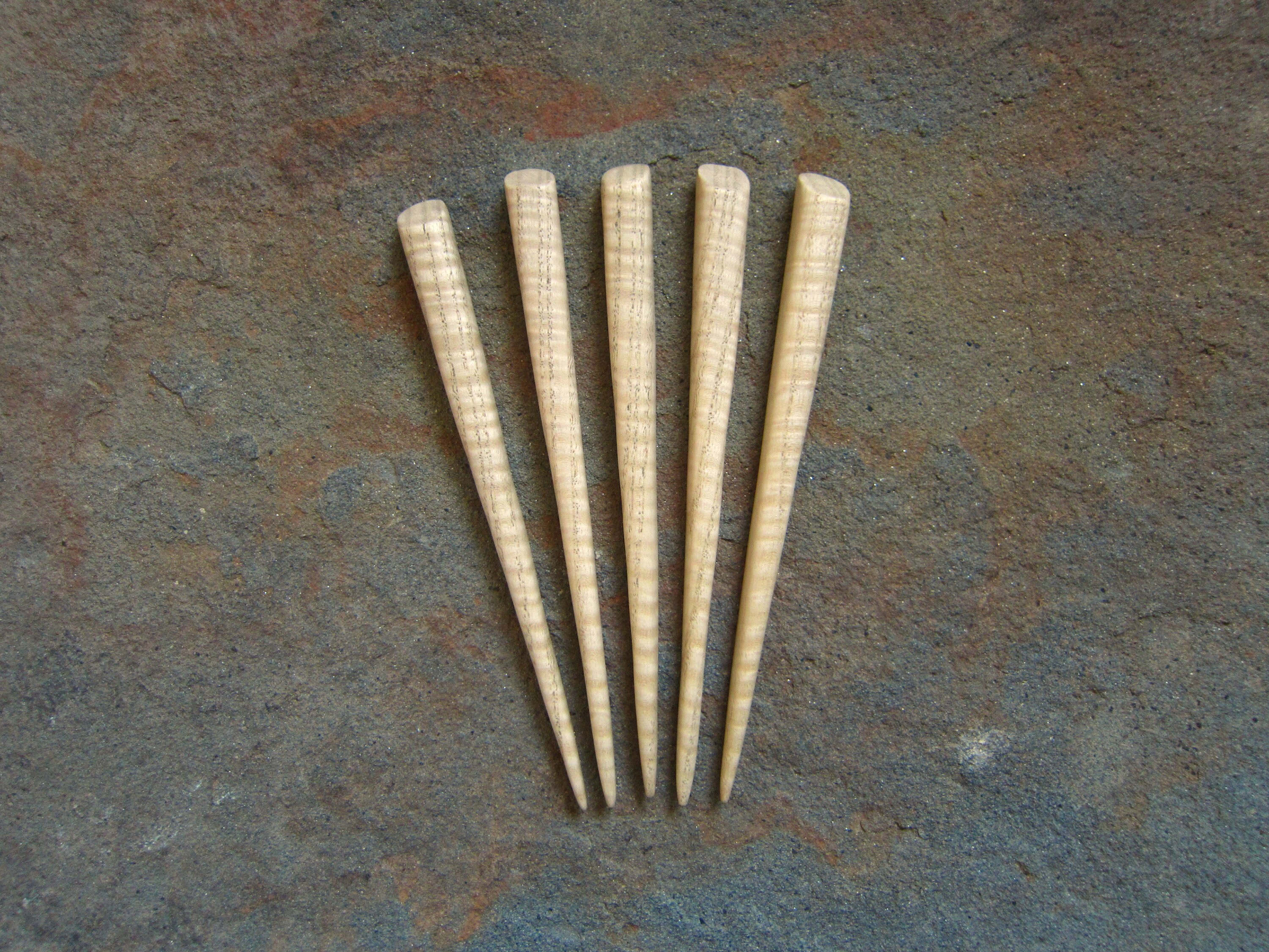 5,5″ (14 Cm) Wooden Hair Stick, Hair Stick Wood, Hairstick, Hair Pin ...