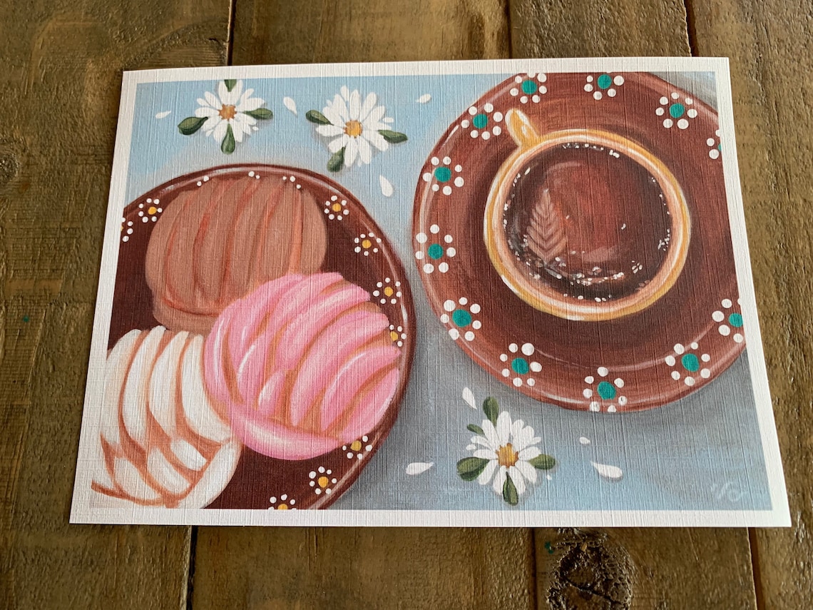 Three Conchas Art Print - Etsy