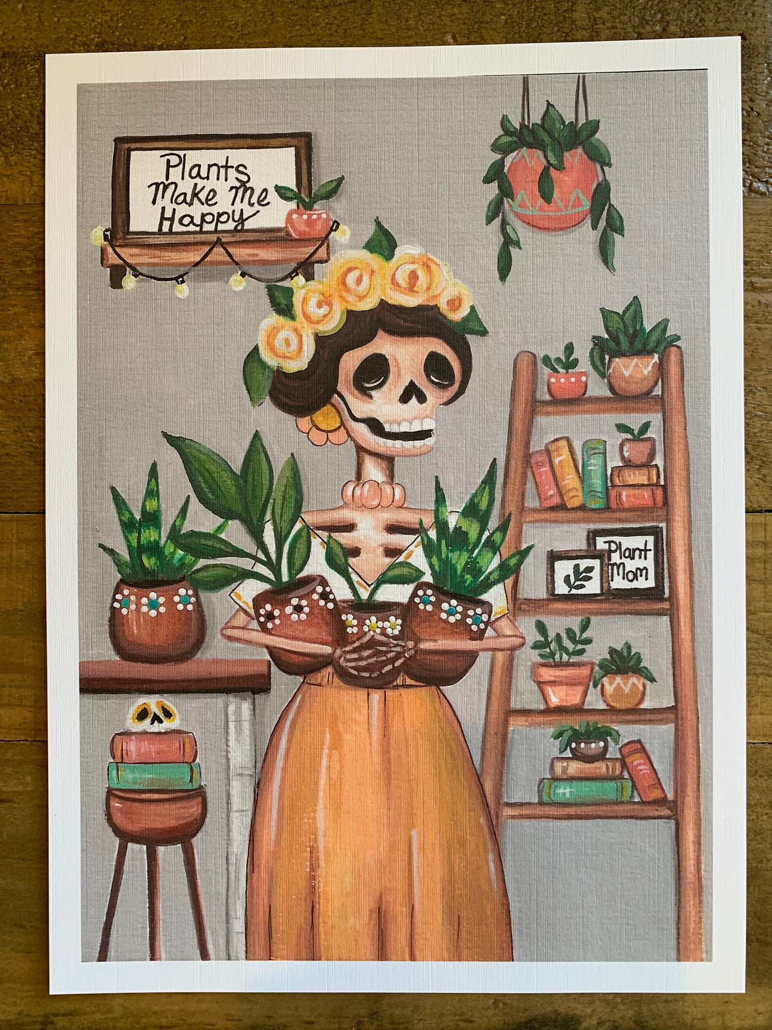 Plant Make Me Happy 7X10 Art Print | Etsy