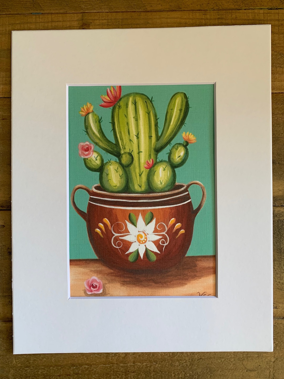 Nopalitos Art Print (matted) - Etsy