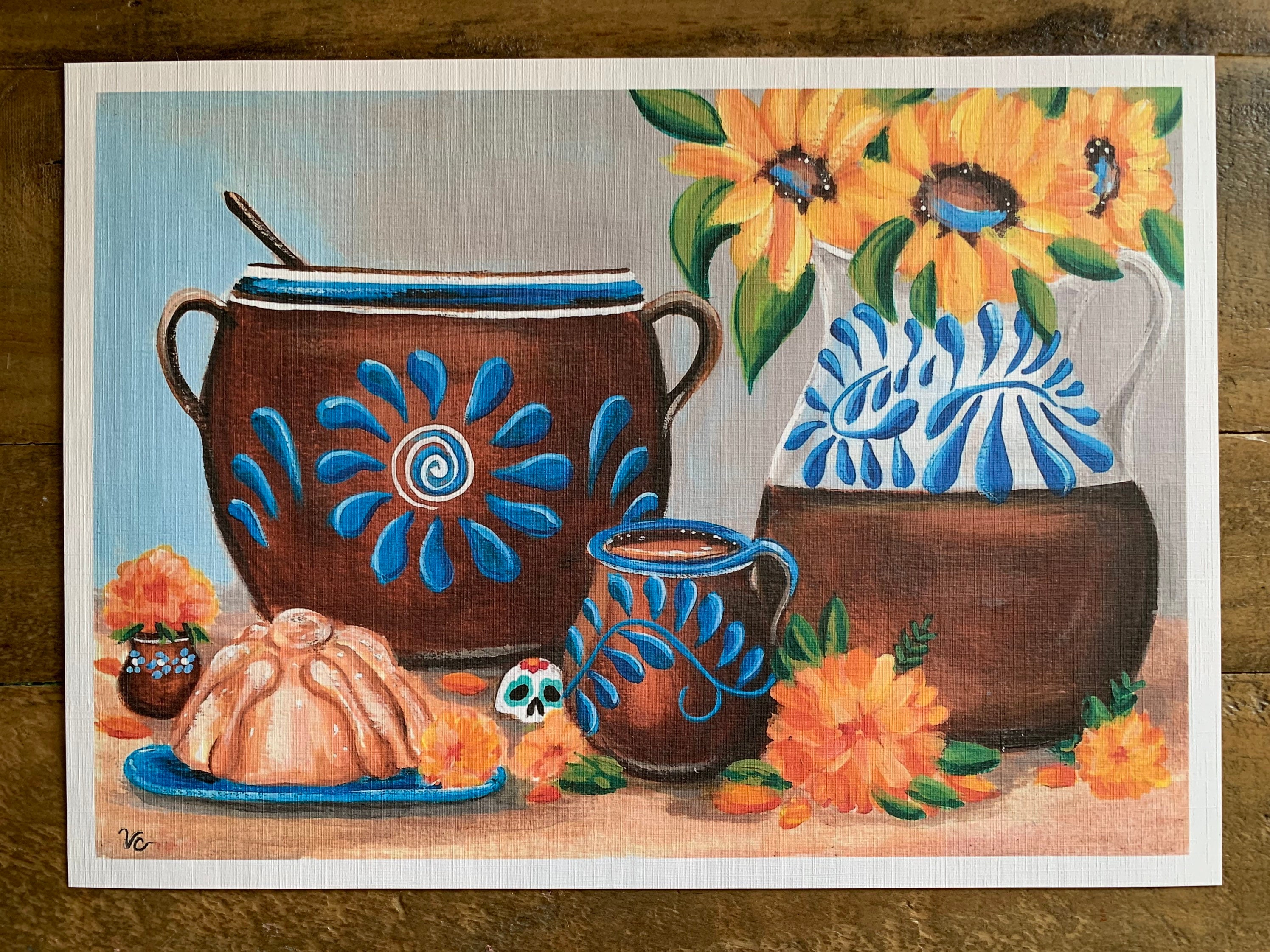 Pan De Muerto Art Print - Etsy