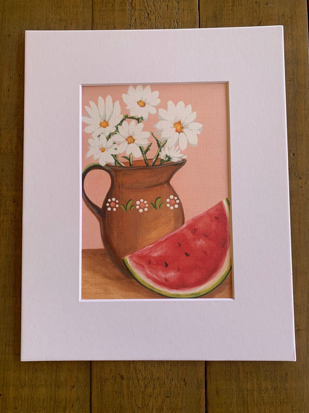 Sandia Art Print matted - Etsy