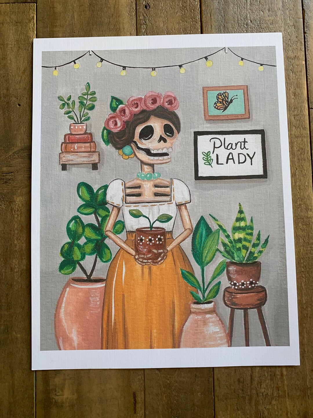 Plant Lady 8x10 Print - Etsy