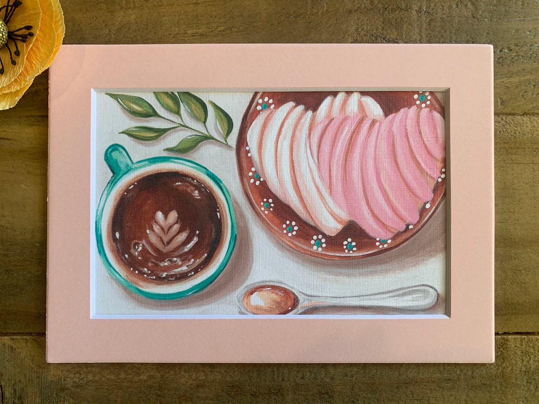 Concha Heart Art Print (matted) - Etsy