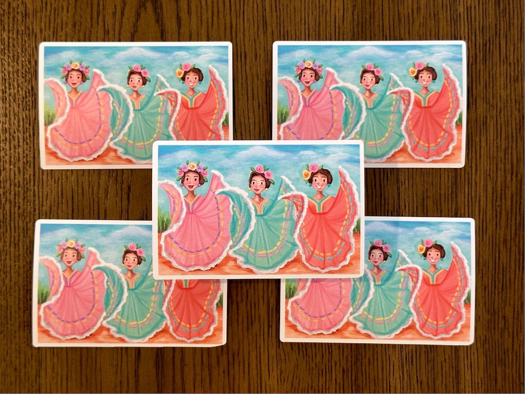 Baile Folklorico Vinyl Sticker - Etsy