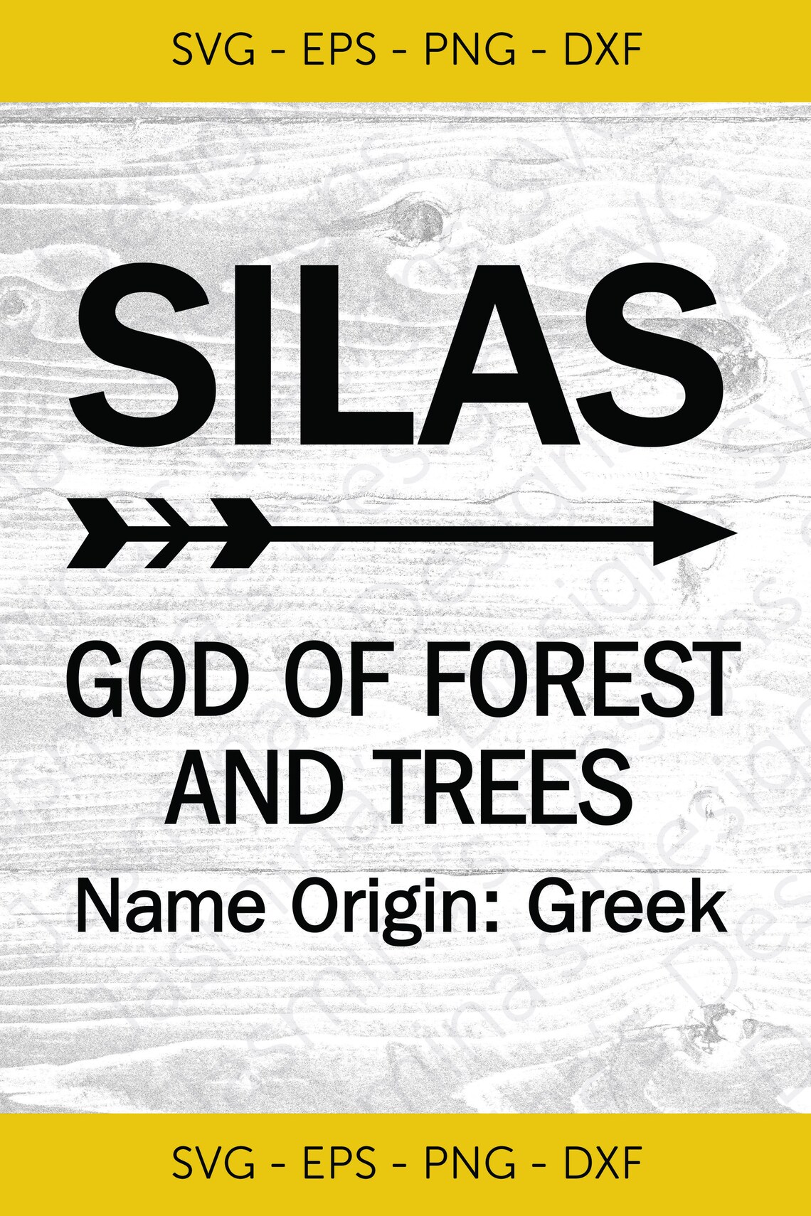Silas Name Meaning, Digital Download, Image Cut File, for Iron-ons ...