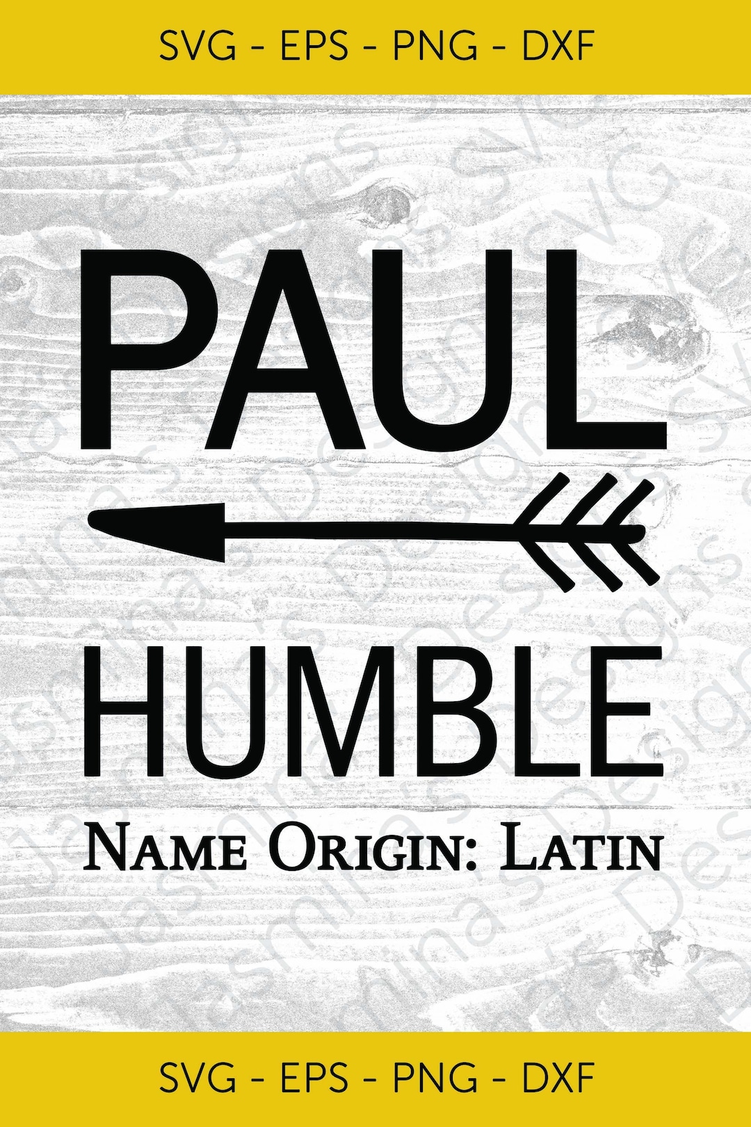 Paul Name Meaning - Image Cut File SVG, PNG, Dxf, Eps, for Cricut ...
