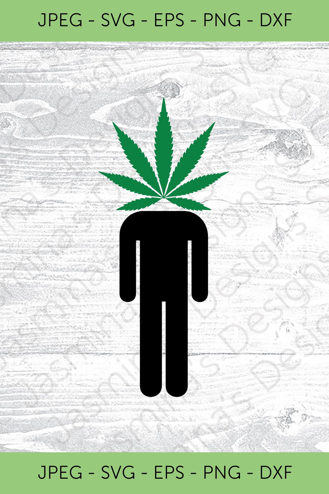 Pothead Man, Pot Head, Image Cut File, 420, Funny, SVG, PNG, Eps, Jpeg ...