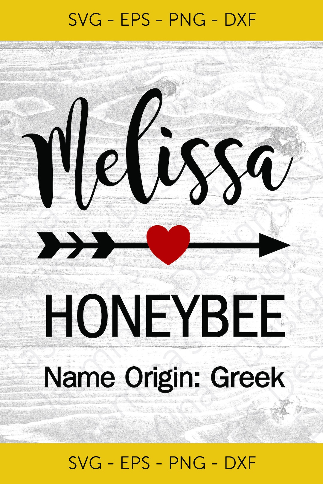 Melissa Name Meaning, Digital Download, Image Cut File, for Iron-ons ...